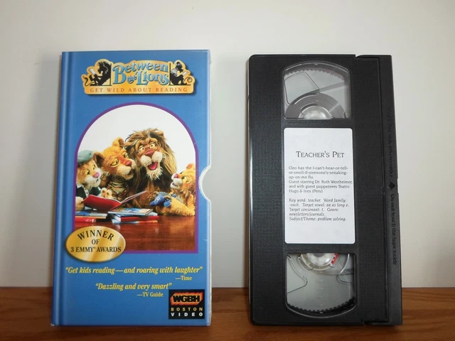 TESTED ! BETWEEN the Lions VHS *Teacher's Pet* Learning Reading ...