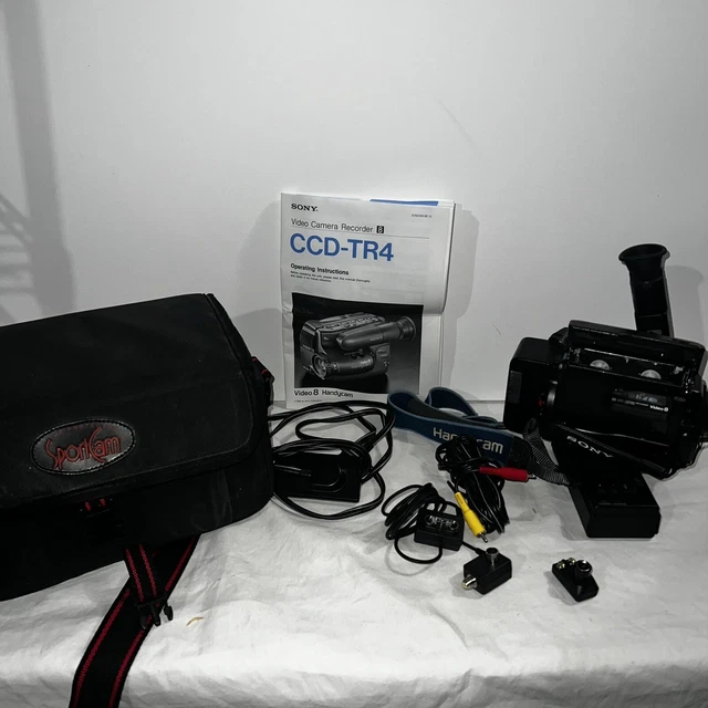 VIDEOCÁMARA SONY HANDYCAM Hi8 CCD-TR200 sin probar como está solo piezas EUR 84,47 - PicClick ES