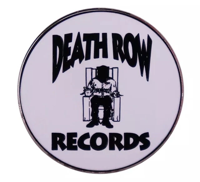 DEATH ROW RECORDS Metal Pin Abzeichen Rap Hip Hop Suge Knight Dr. Dre ...