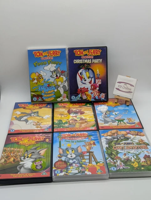 8 X TOM & Jerry - DVD Bundle Children's Films Cartoon Classic ...