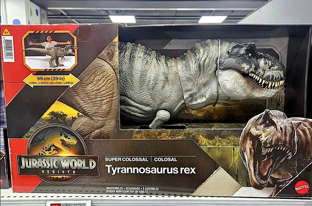 JURASSIC WORLD REBIRTH Super Colossal Tyrannosaurus Rex 2025 IN STOCK ...