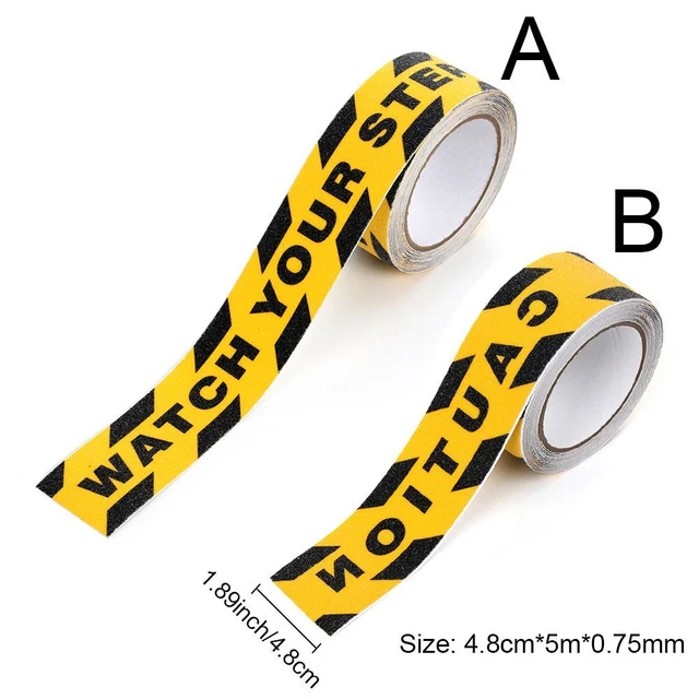 FLOOR TAPE HAZARDS-CAUTION Hazards Warning Tape Identification Tape £9. ...