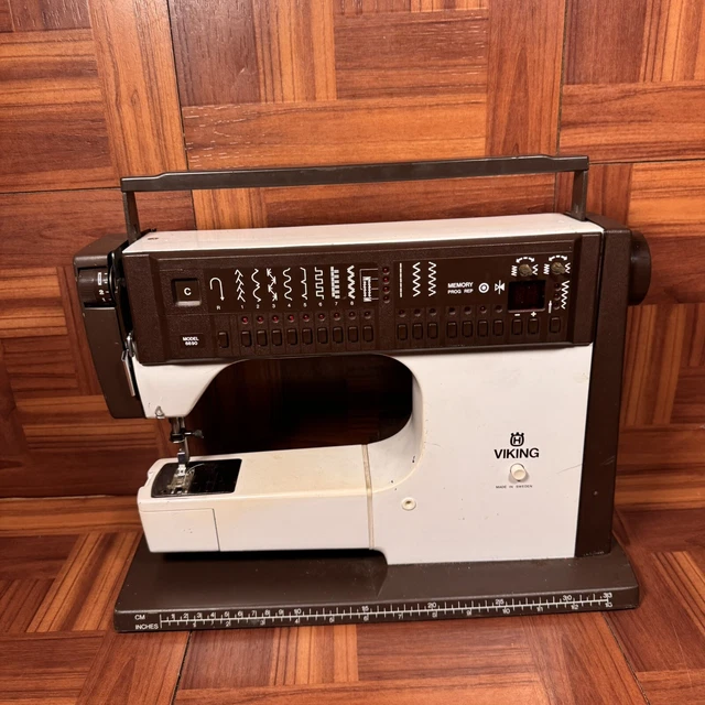 VINTAGE VIKING HUSQVARNA Sewing Machine Model 6690 $120.00 - PicClick
