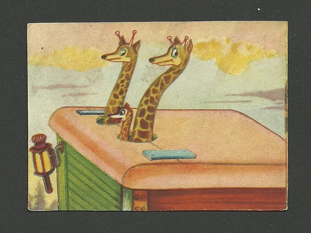 DUMBO CASEY JUNIOR Jr Circus Train Giraffes Vintage Walt Disney Card ...