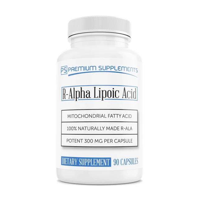 R-ALPHA LIPOIC ACID 300MG of Pure R-LIPOIC Acid 90 Count. ((((MAX ...