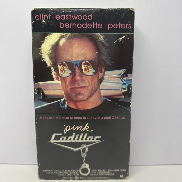 PINK CADILLAC VHS Clint Eastwood 1989 Former Rental Excellent Condition ...