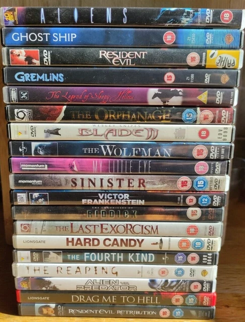 HORROR DVD BUNDLE Scary Shocking Ghosts Serial Killers GC #6🌀🌀 £7.19 ...