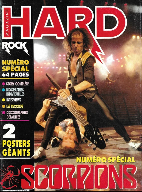REVUE: HARD ROCK Magazine n° 20 HS Spécial Scorpions EUR 19,90 ...