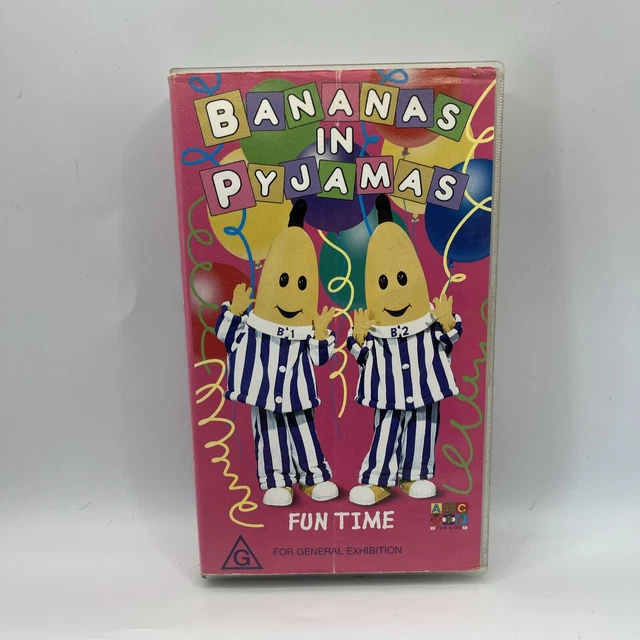 BANANAS IN PYJAMAS Fun Time VHS movie Video Cassette Tape ABC kids TV £ ...