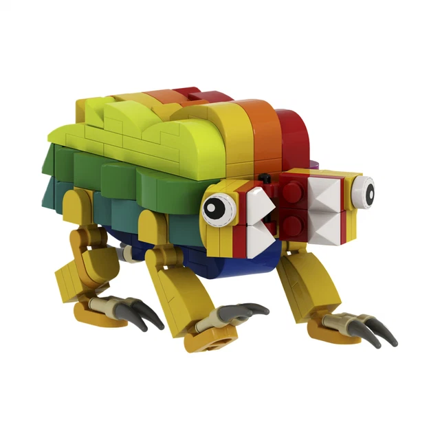 POPPY PLAYTIME 4 Yarnaby Colorful Lion Building Blocks Game Character ...