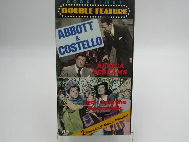 ABBOTT & COSTELLO- Double Feature - Africa Screams & Jack and the ...