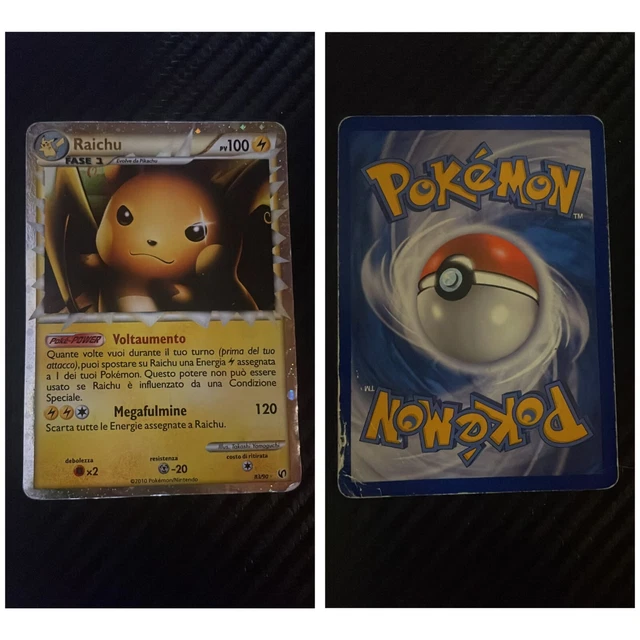 CARTA CARD POKEMON raichu prime 83/90 ita EUR 3,99 - PicClick IT