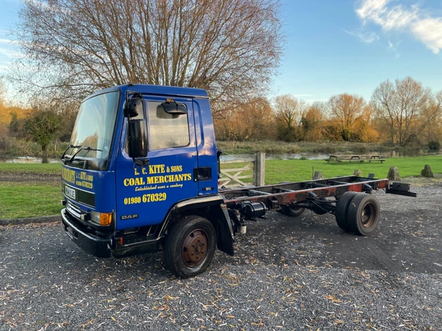 2000 DAF LORRY - Cummins 6bt turbo - spares or repairs - ideal recovery ...