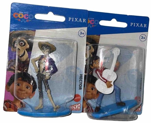 DISNEY PIXAR COCO Mattel Micro Collection 3" Figures- Miguel and Hector ...