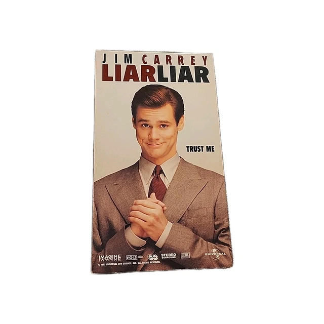 LIAR LIAR VHS Tape Jim Carrey Comedy Movie Vintage Collectible 90s £4. ...