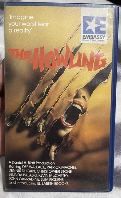THE HOWLING PRE Cert Ex Rental VHS Video Tape Embassy Horror £19.99 ...