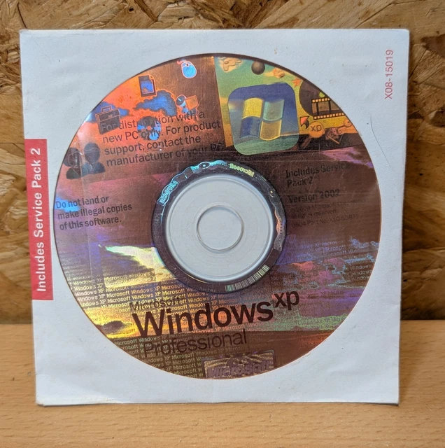 MICROSOFT WINDOWS XP Professional SP2 OEM Installation CD Disc £14.99 ...