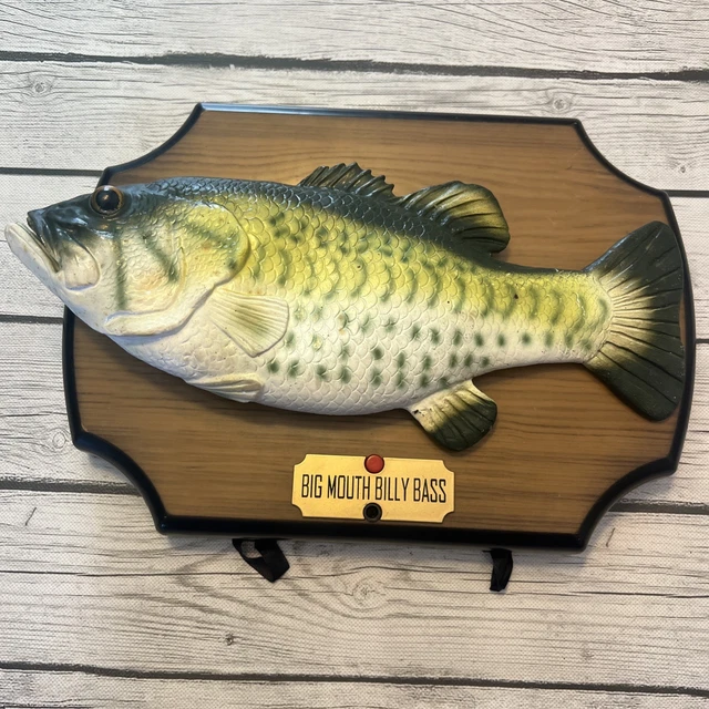 BIG MOUTH BILLY Bass Original Singing Talking Fish Vintage 1999 FOR ...