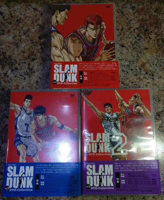 SLAM DUNK DVD Collection Vol.1+2+3 HD Remastered Japan Imported $400.00 ...