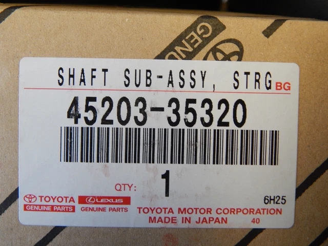 *NEW* GENUINE TOYOTA Land Cruiser Steering Column Lower Shaft Rhd 45203 ...