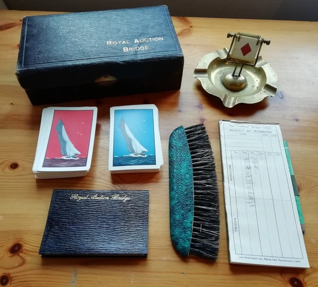 VINTAGE PLAYING CARD Bridge Indicator Suit Marker No Trumps Ashtray ...