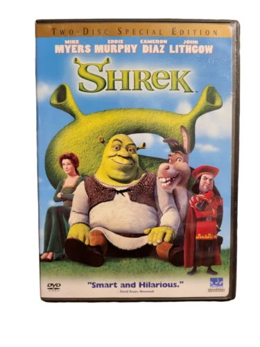 SHREK , SHREK 2, And Shrek 3D (DVD, 2001, 3 Movie Disc Set, Special ...