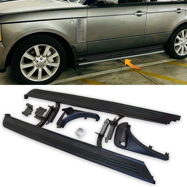 FOR RANGE ROVER Vogue L322 Side Steps Running Boards & Mudflaps Oe ...