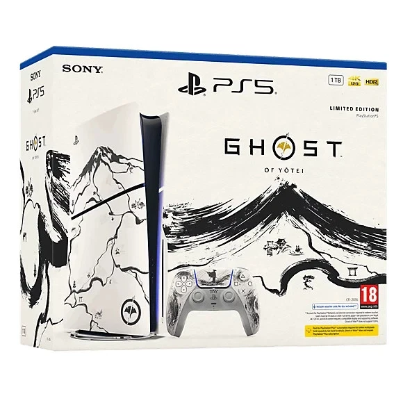 PLAYSTATION®5 CONSOLE - Ghost of Yotei™ Black Limited Edition Bundle ...