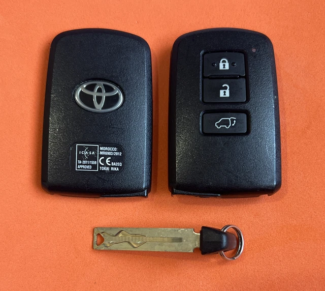 GENUINE TOYOTA RAV4 3 Button Remote Smart Key Fob Keyless Go Tokai Rika ...