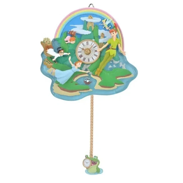 DISNEY PETER PAN Wall Clock 70th Anniversary Limited Edition - RARE ...