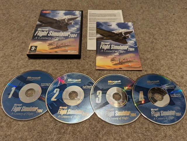 MICROSOFT FLIGHT SIMULATOR 2004 A Century Of Flight gioco CD Rom per PC ...