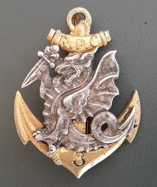 8TH RPC COLONIAL Paratrooper Regiment ORIGINAL DRAGON BADGE G.836 AFN £ ...