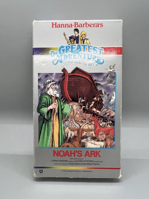 GREATEST ADVENTURE STORIES From The Bible Noah’s Ark Hanna-Barbera VHS ...
