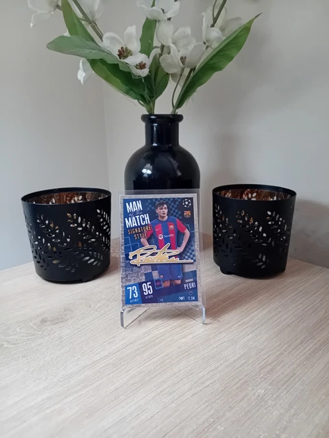 MATCH ATTAX 2023 2024 PEDRI Barcelona Man Of The Match Signature Style ...