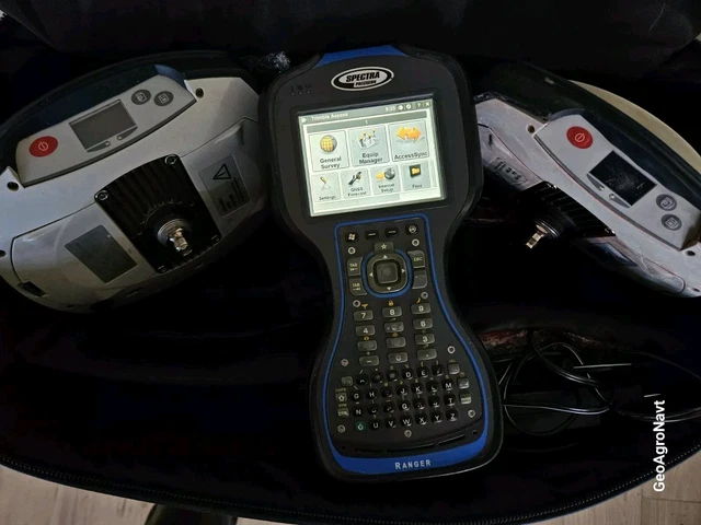 RECEPTOR GNSS KIT Trimble SP80+SP80 Base/Rover RTK radio UHF+TSC3 ...