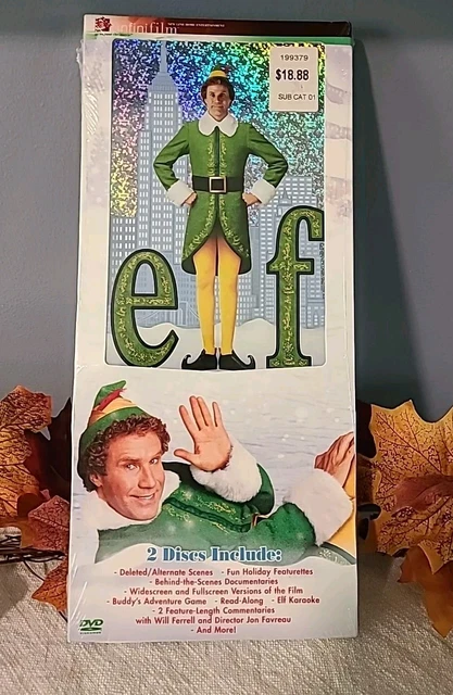 ELF DVD 2 Disc Will Ferrell James Caan Comedy Christmas Movie NEW ...
