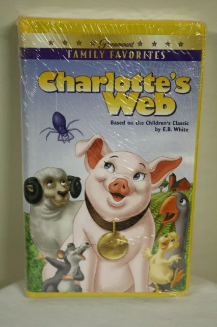 CHARLOTTE'S WEB VHS Original 1972 Version Kids Video EB WHITE Animation ...
