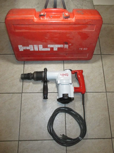 BOHRMASCHINE, BOHRHAMMER, HILTI TE72 Bohr und Meißelhammer Koffer 800W SDS Max EUR 269,00 ...