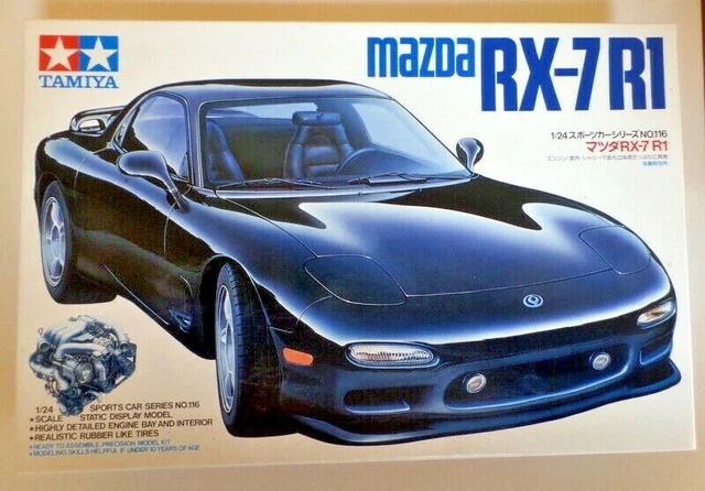 MAZDA RX-7 R1 Tamiya Sports Car Series Model Kit 1/24 No.24116-1500 £29 ...