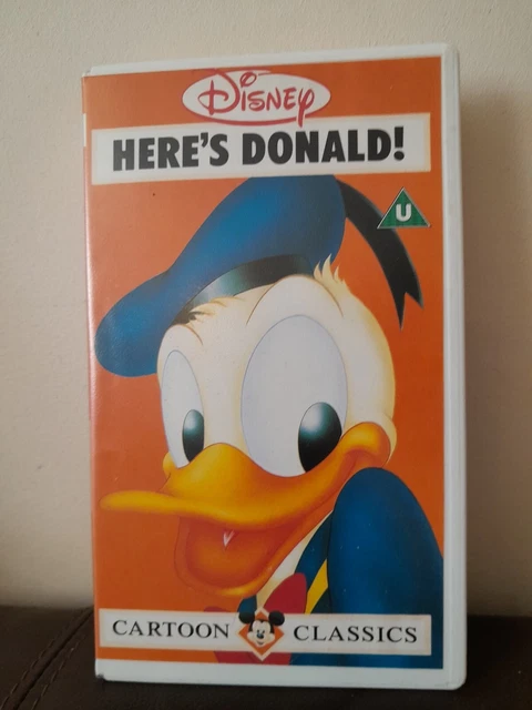 Donald Duck Heres Donald Volume 2 Walt Disney Cartoon Classics Vhs