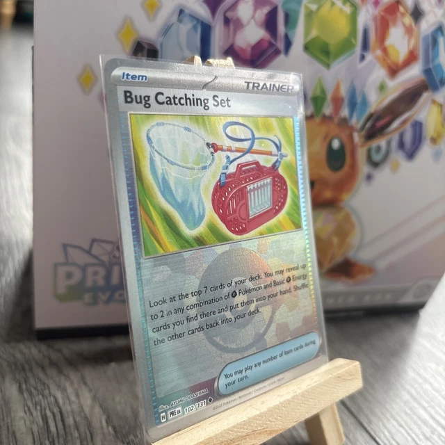 BUG CATCHING SET Trainer PokeBall Prismatic Evolutions Pokémon TCG Card ...