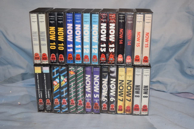 NOW THAT'S WHAT I Call Music Original Cassettes No.2 to 15 Inclusive £ ...