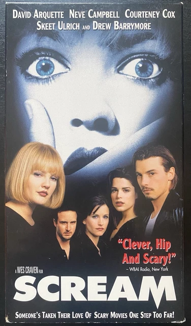 SCREAM 1 (1996 Dimension) VHS Horror Slasher Movie | GHOST FACE | Wes ...