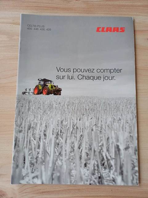 BROCHURE TRACTEURS CLAAS Celtis Plus Tractor Traktor Agricole EUR 3,50 ...