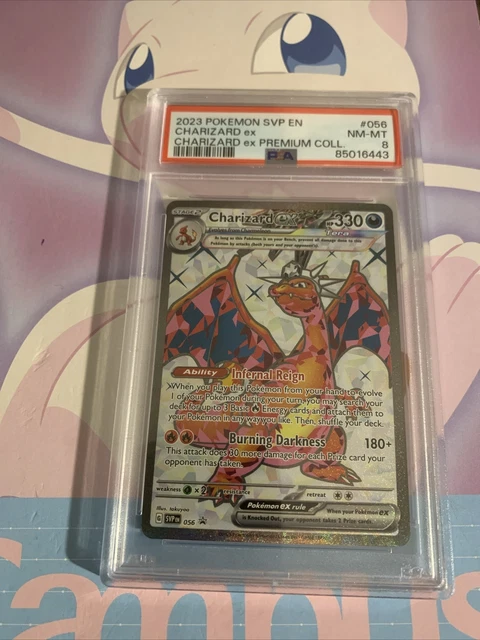 POKEMON CHARIZARD EX 056 PSA 8 SVP EN étoile noire promo 56 PSA 8 Neuf ...