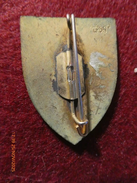 INSIGNE CAVALERIE 3°ESC Du 63° Bataillon De Chars De Combat EUR 470,00 ...