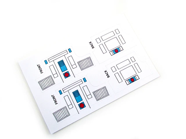 STICKERS FOR KENNER STAR WARS VINTAGE R2-D2 DROIDS ( R2D2 ) 2 IN TOTAL ...