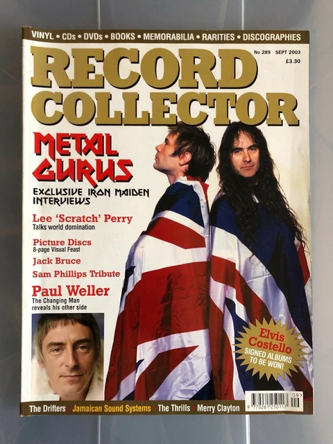 IRON MAIDEN ON PS RECORD COLLECTOR magazine UK sept 2003 # 289 EUR 15 ...