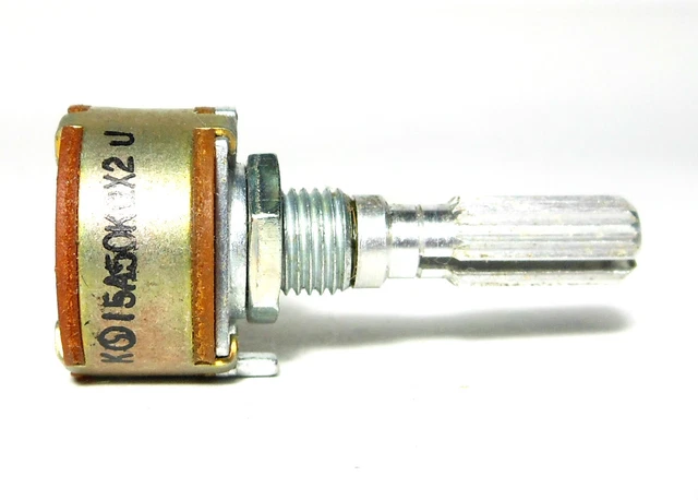 NOBLE JAPAN DUAL 50K Ohm A Log Audio Taper Pot Potentiometer NOS PCB ...
