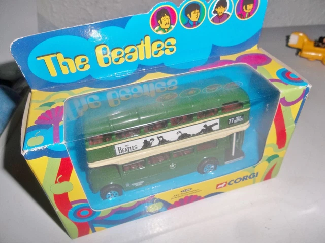 THE BEATLES DOUBLE Decker Liverpool Corps. Bus To Penny Lane Corgi ...